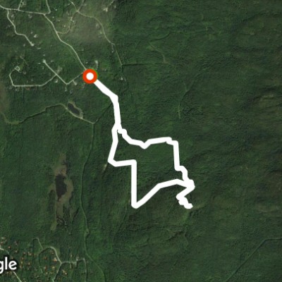 Mont Sylvio Lacharité in Québec | Walking Map
