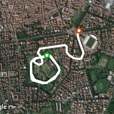 Citadel of Parma Walk Trail - Italy | Pacer