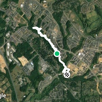 Greenway Trail, Clarksburg MD-Houser to Stringtown | Walking Map