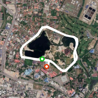 Lake Titiwangsa in Wilayah Persekutuan Kuala Lumpur | Walking Map