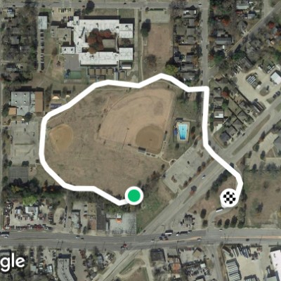 Bernal singleton park in Texas | Walking Map