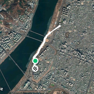 Inline skating Walk Trail - Songpa-gu, Seoul, South Korea | Pacer