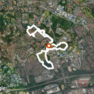 Shah Alam Lake in Selangor | Walking Map