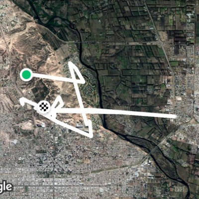 Flags Square Walk Trail - Neuquén, Neuquén Province, Argentina | Pacer