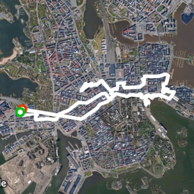 Helsinki day 2 | Walking Map