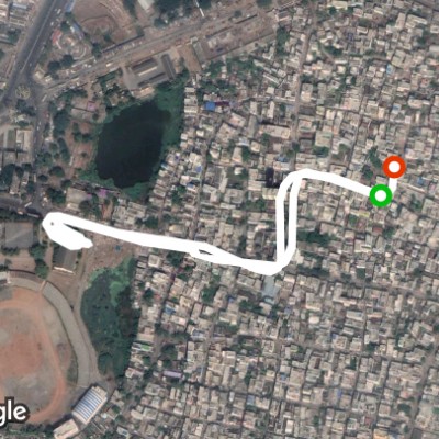 BR stadium guntur | Walking Map