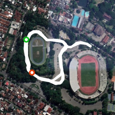 Complejo del estadio de Manahan Sendero - Surakarta, Java Central ...