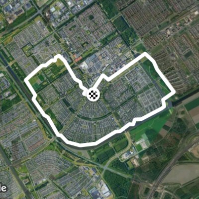 8km Marmot Walk in Flevoland | Walking Map