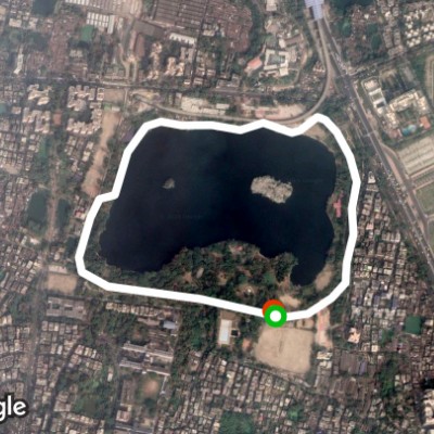 Subhash Sarobar in West Bengal | Walking Map