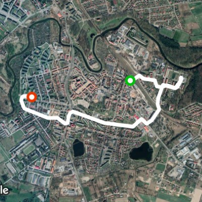 Mech1 Walk Trail - Bartoszyce, Warmian-Masurian Voivodeship, Poland | Pacer