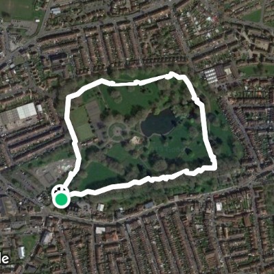 St George's Park Bristol in England | Walking Map