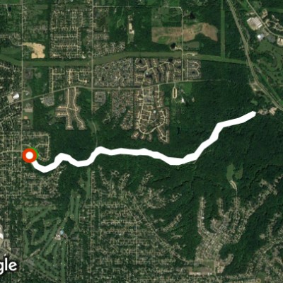 Sand Run Metro Park Revere Rd in Ohio | Walking Map