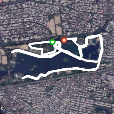 Dhakuria Lake in West Bengal | Walking Map