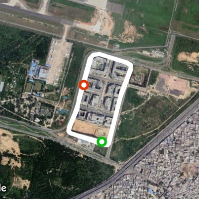 Delhi Airport Aerocity Running | Walking Map