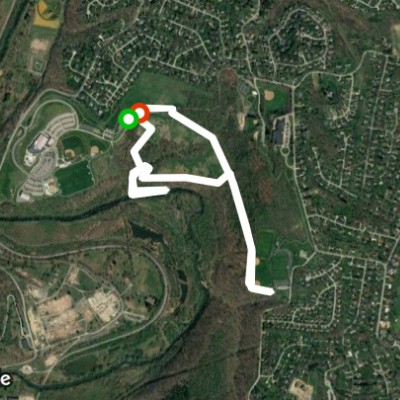 Boyce Mayview Park Wanderweg - Pittsburgh, Pennsylvania, Vereinigte ...