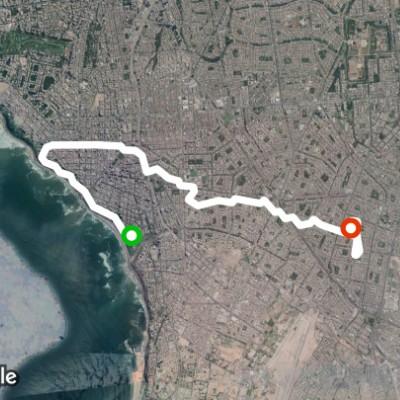 Paseo al malecón | Walking Map