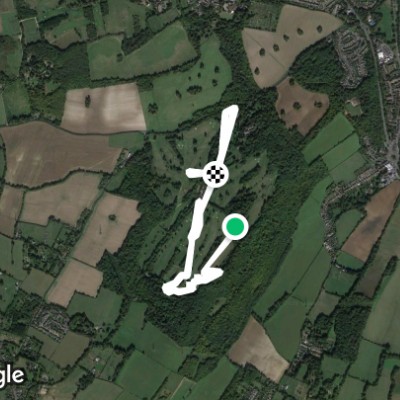 High elms golf club Walk Trail - Darwin, Orpington, England | Pacer