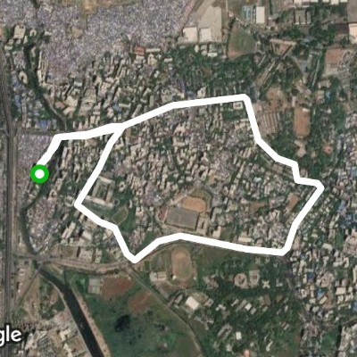 vakola walking circuit Sentier pédestre - Santacruz East, Bombay, Inde ...