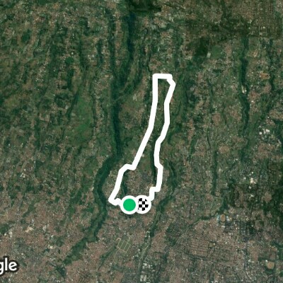 Route near Cihanjuang Walk Trail - Bandung Barat, West Java Province ...