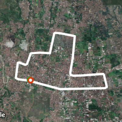 Purwokerto City Run 2019 | Walking Map