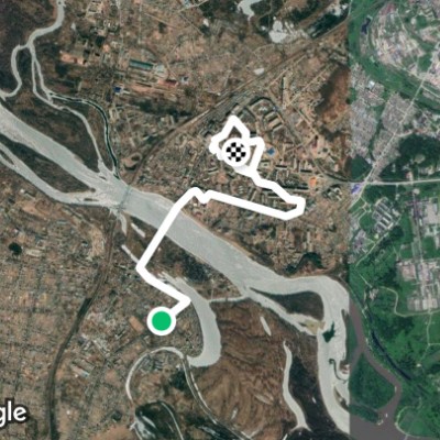 Ussuri bridge | Walking Map