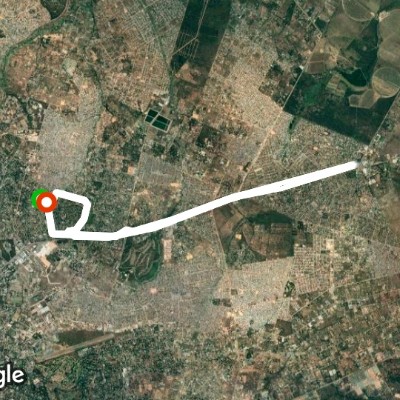 Kalundu a la rotonda del aeropuerto y viceversa | Walking Map