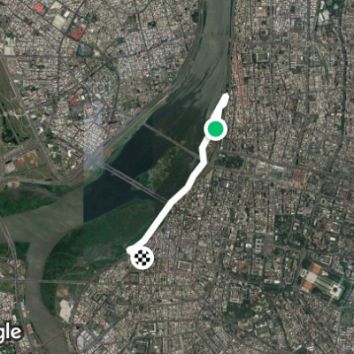 Yanping Riverside Park in Taipei City | Walking Map