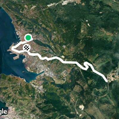 Trieste - Kozina cycle path in Friuli-Venezia Giulia | Walking Map