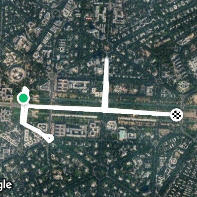 India Gate Walk Trail - Central Secretariat, New Delhi | Pacer