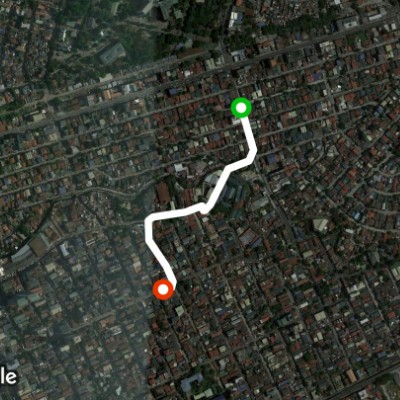 Kamias to New York Cubao | Walking Map