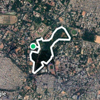 Cubbon Park outer walking track - Gandhi Nagar, Bangalore, India | Pacer