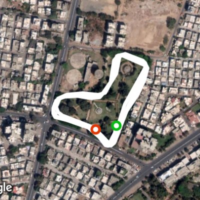 Akota Garden in Gujarat | Walking Map