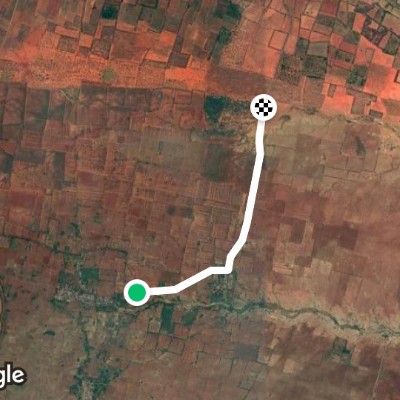 Agraharam to Turakapalli Bore pump Walk Trail - Kanigiri, India | Pacer