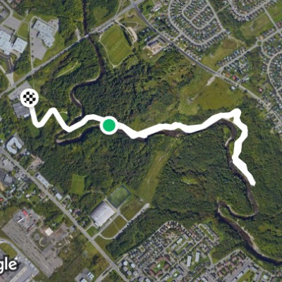 Linear Park of the Saint-Charles River Walk - Quebec City, Quebec ...