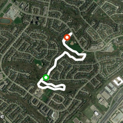 McCraney Forest Trail shade walk - Oakville, Ontario, Canada | Pacer