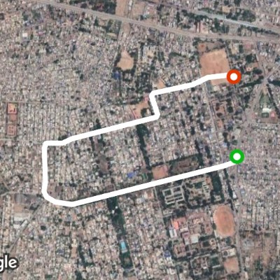 Thickness Walk Trail - KTJ Nagar, Davanagere, India | Pacer