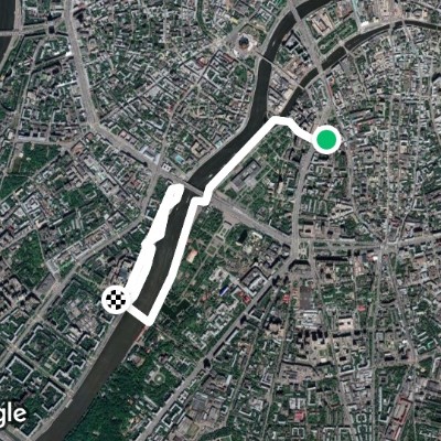 Gorky Park in Moskva | Walking Map