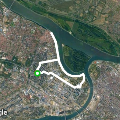 Studenjak-Zemun-Delta Walk Trail - Belgrade, Stari Grad, Serbia | Pacer