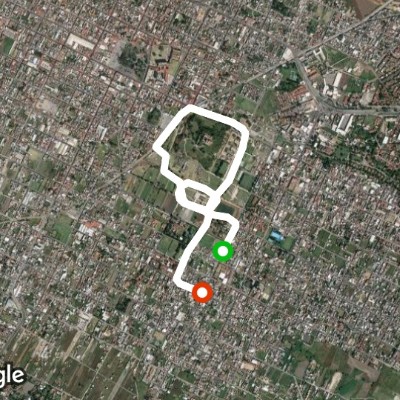 Archaeological zone of Cholula in Puebla | Walking Map