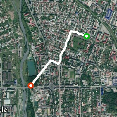 An evening walk | Walking Map