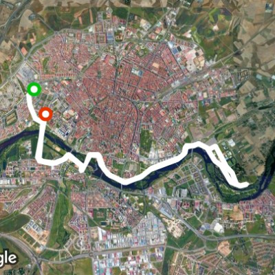 Río Tormes River Park (Salamanca) Wanderweg - Platina, Spanien | Pacer