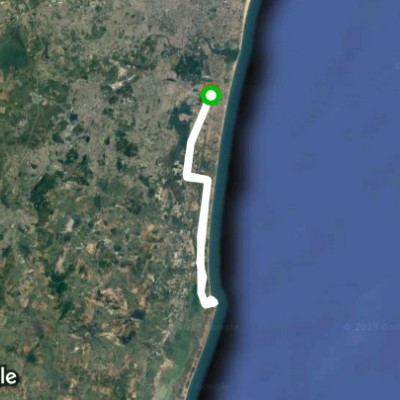 ECR Walk Trail - Kottivakkam, Chennai, India | Pacer