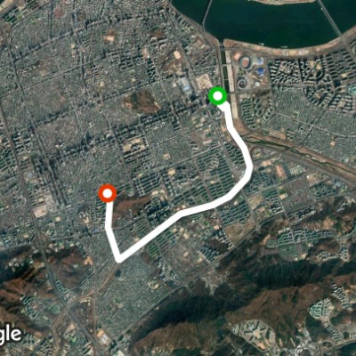 After Work (Tancheon ~ Yangjaecheon) in Seoul | Walking Map