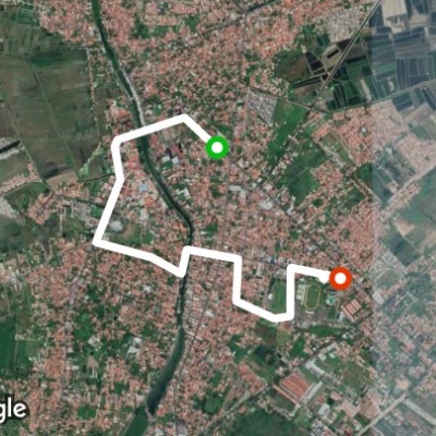 Indramayu Walk Trail - West Java Province, Indonesia | Pacer