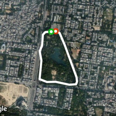7 Walk Trail - Paschim Vihar, New Delhi, India | Pacer