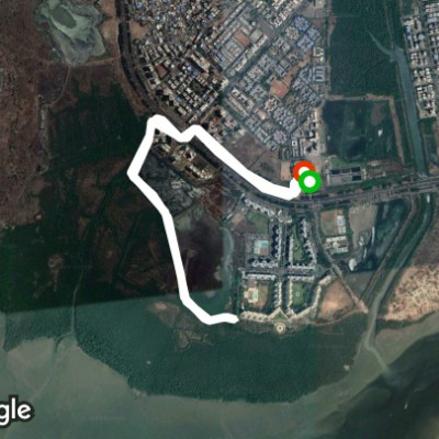 Seawoods mangrove trail in Maharashtra | Walking Map