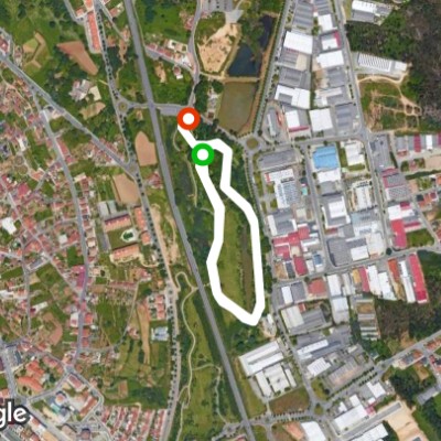 Ul river park Walk - São João da Madeira, Aveiro, Portugal | Pacer