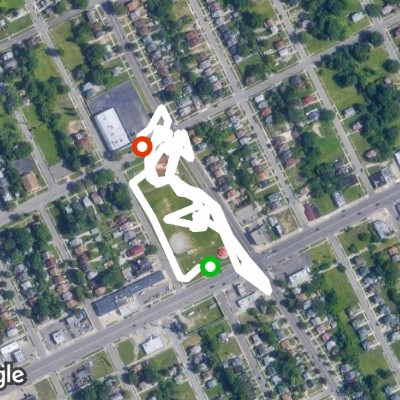 Corrigan Playground Walk Trail - Detroit, Michigan, USA | Pacer