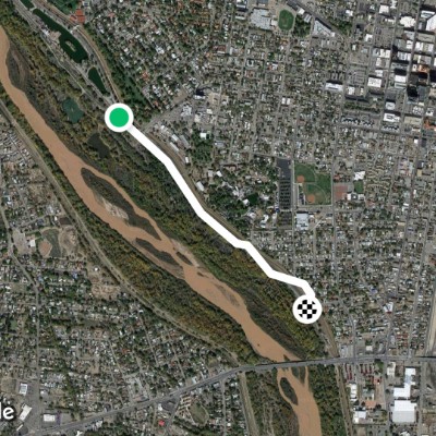 Central Pond (Tingley Beach) in New Mexico | Walking Map