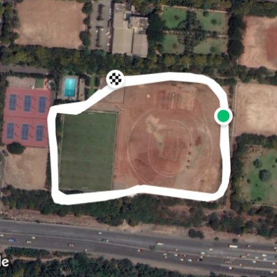 Navi Mumbai Sports Association ground Walk Trail - Vashi, India | Pacer